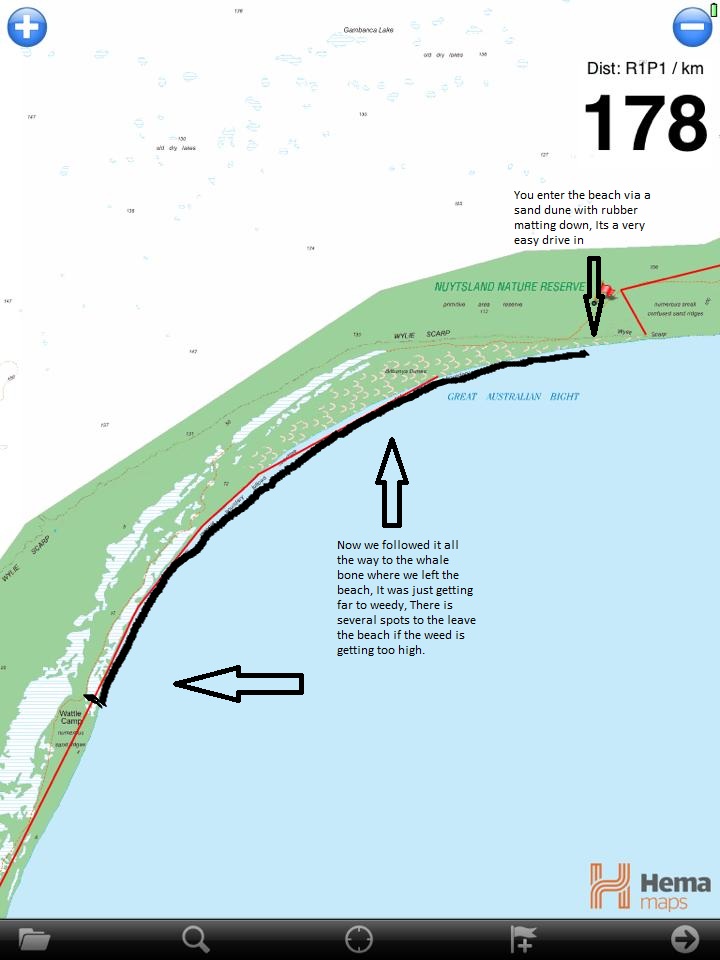 Baladonia, Toolina cove, Pt Culver, Isralite, Pt Malcom, Posion creek